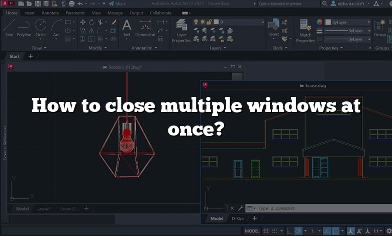 How to close multiple windows at once? - CADdikt