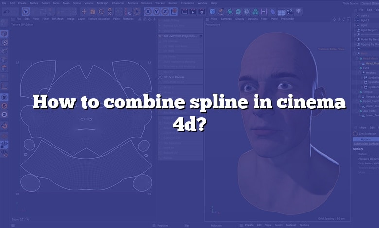 How to combine spline in cinema 4d? - CADdikt