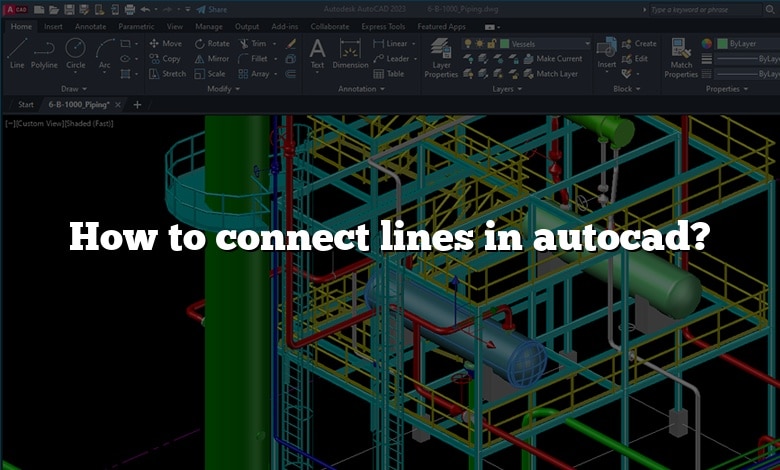 How to connect lines in autocad? - CADdikt