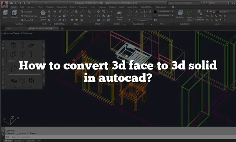 How to convert 3d face to 3d solid in autocad? - CADdikt