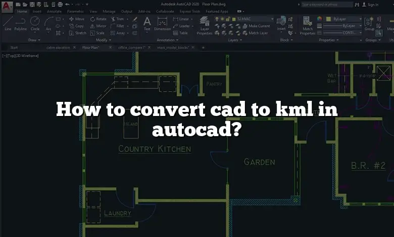 How to convert cad to kml in autocad? - CADdikt