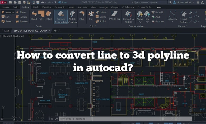 How to convert line to 3d polyline in autocad? - CADdikt