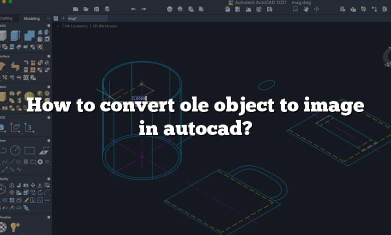 How to convert ole object to image in autocad? - CADdikt