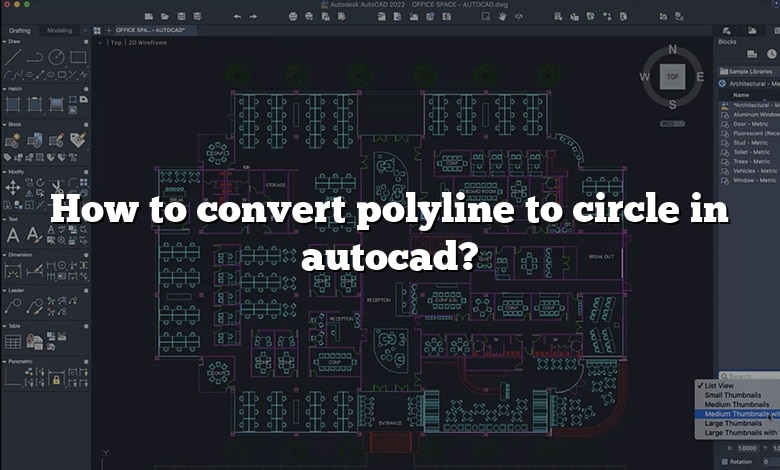 How to convert polyline to circle in autocad? - CADdikt