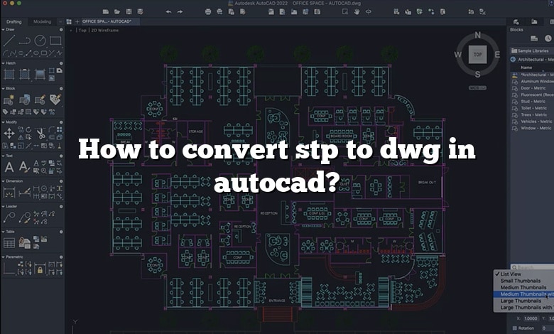How to convert stp to dwg in autocad? - CADdikt