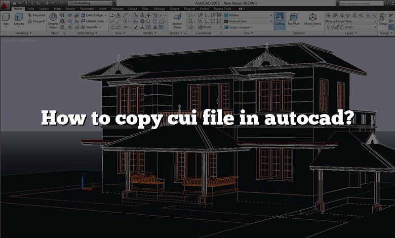 How To Copy Cui File In Autocad Caddikt