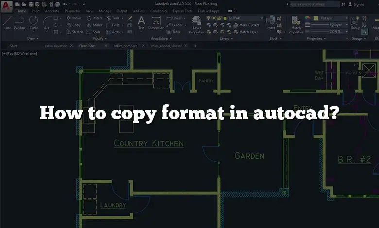 How to copy format in autocad? - CADdikt