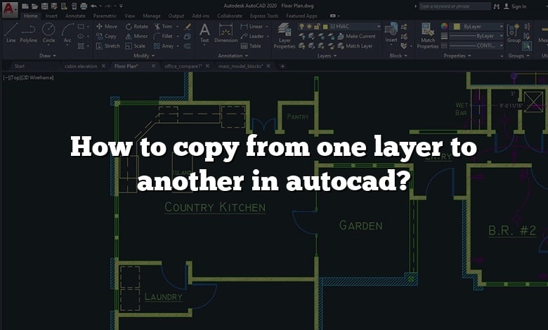 How to copy from one layer to another in autocad? - CADdikt