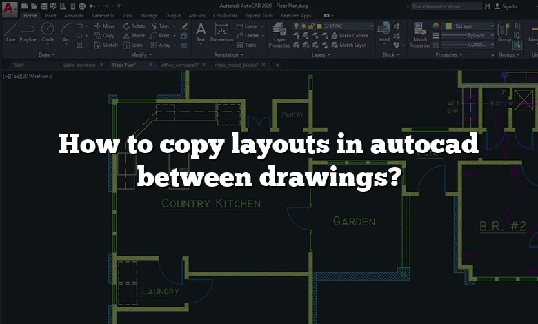 How to copy layouts in autocad between drawings? - CADdikt