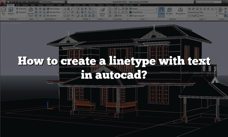 How To Create A Linetype With Text In Autocad Caddikt