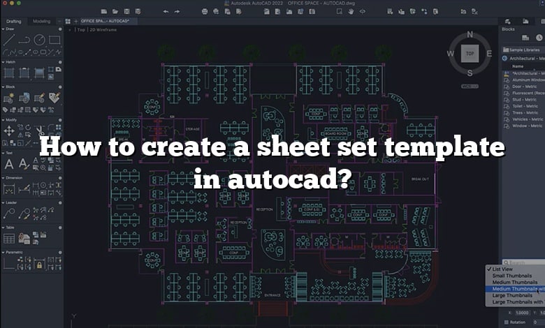 How to create a sheet set template in autocad? - CADdikt