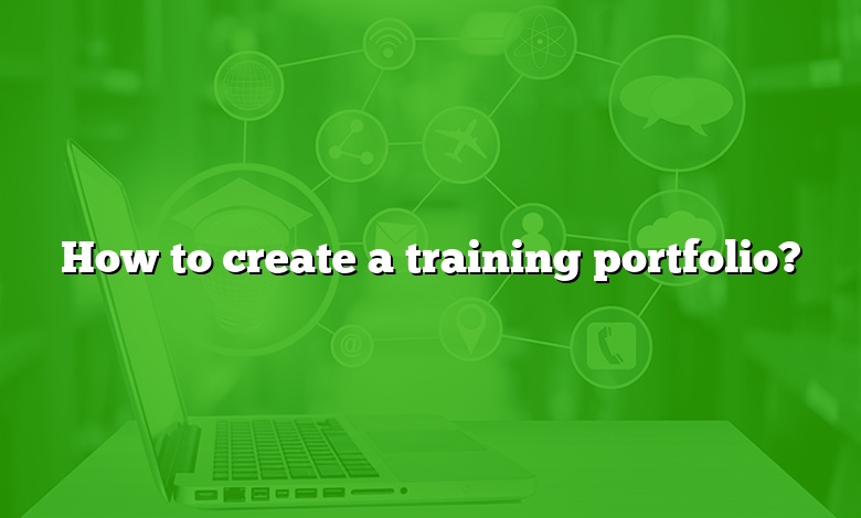 How to create a training portfolio? - CADdikt