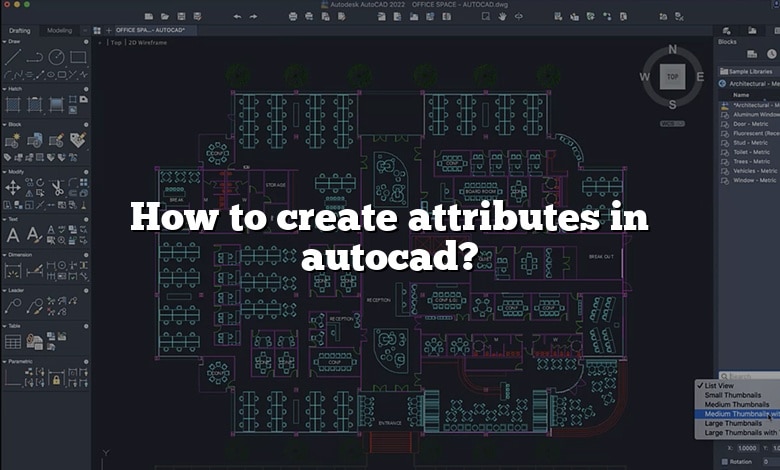 How to create attributes in autocad? - CADdikt