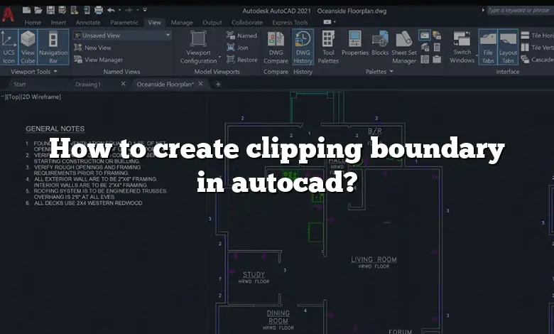 How to create clipping boundary in autocad? - CADdikt
