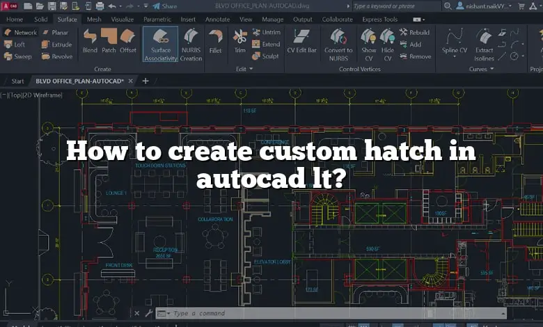 How to create custom hatch in autocad lt? - CADdikt
