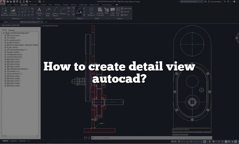 How to create detail view autocad? - CADdikt