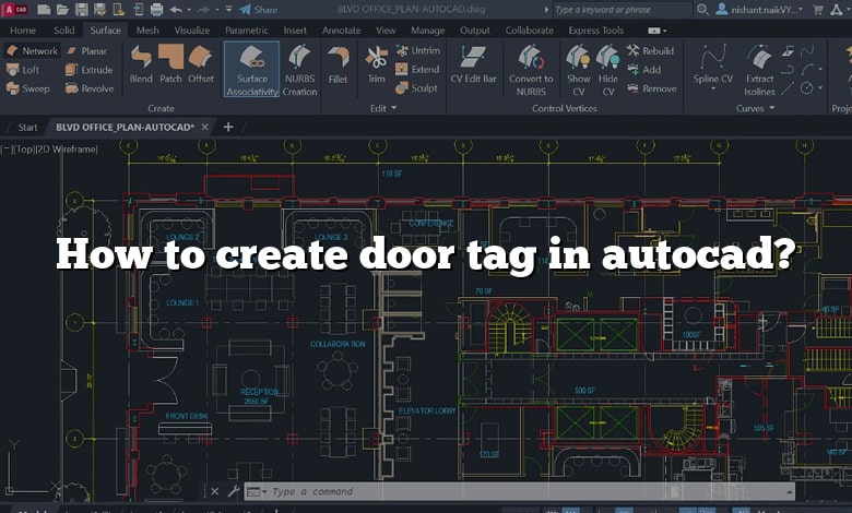 How to create door tag in autocad? - CADdikt
