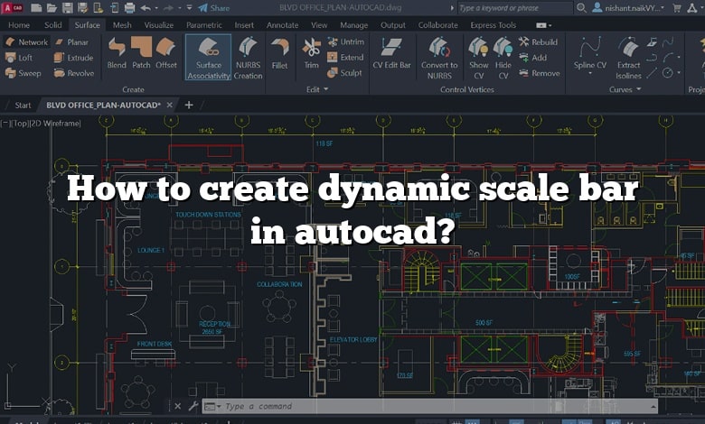 How to create dynamic scale bar in autocad? - CADdikt