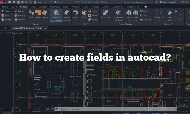 How to create fields in autocad? - CADdikt