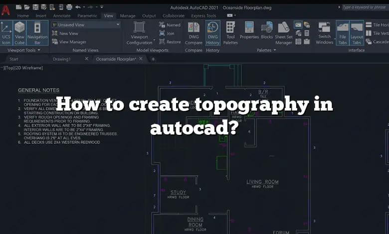 How to create topography in autocad? - CADdikt