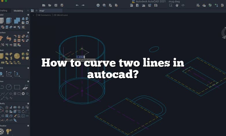 How to curve two lines in autocad? - CADdikt