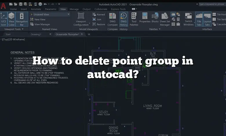 How to delete point group in autocad? - CADdikt