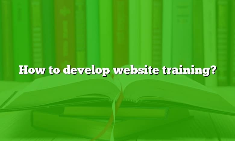 How to develop website training? - CADdikt