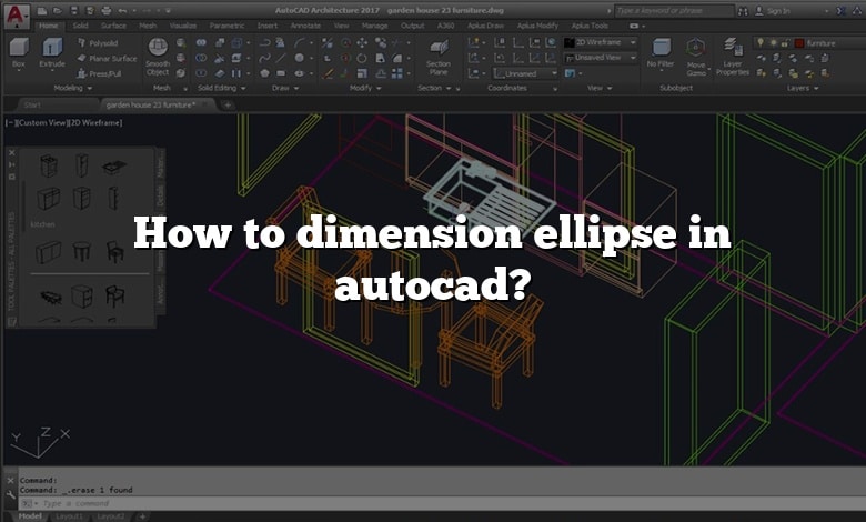 How to dimension ellipse in autocad? - CADdikt