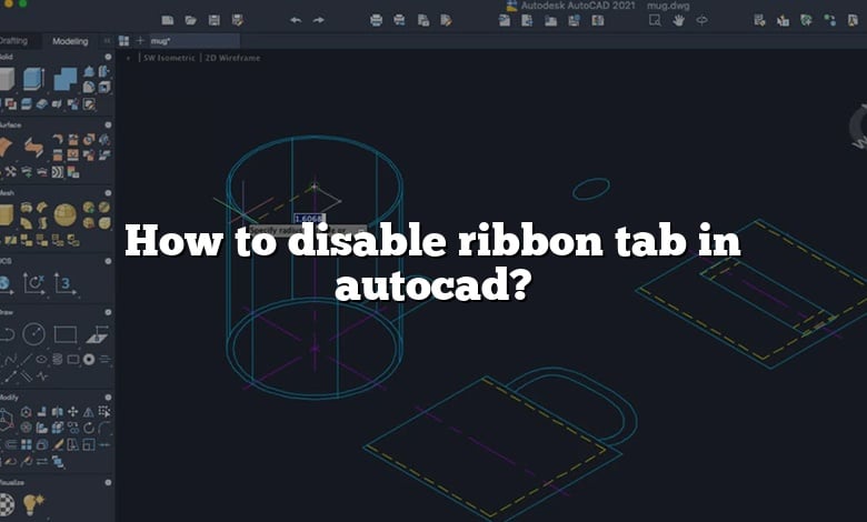 How to disable ribbon tab in autocad? - CADdikt