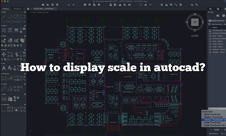 How to display scale in autocad? - CADdikt