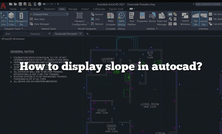 How to display slope in autocad? - CADdikt