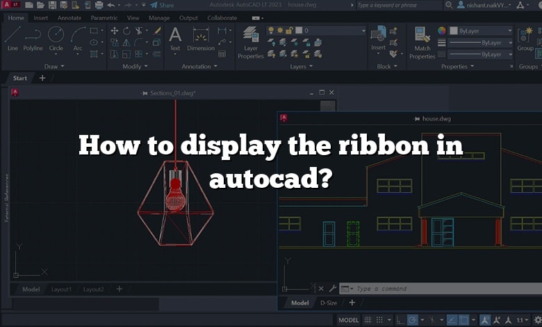 How to display the ribbon in autocad? - CADdikt