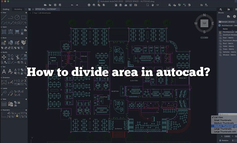 How to divide area in autocad? - CADdikt