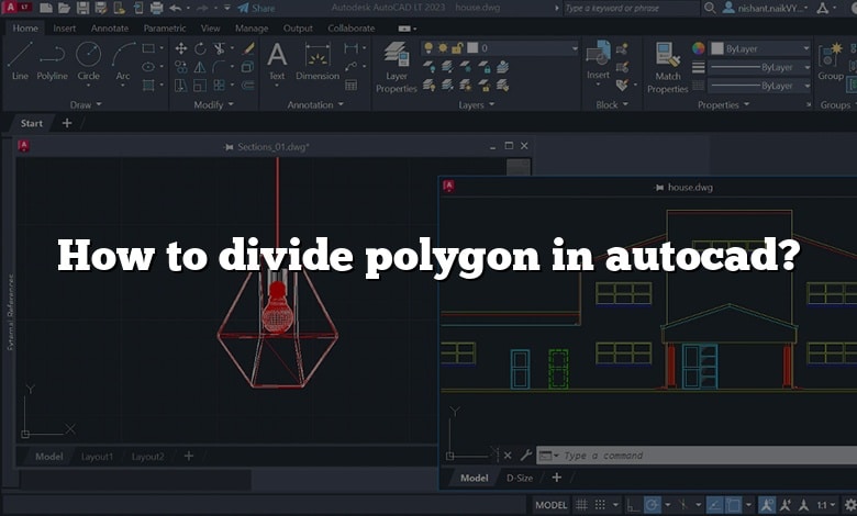 How to divide polygon in autocad? - CADdikt