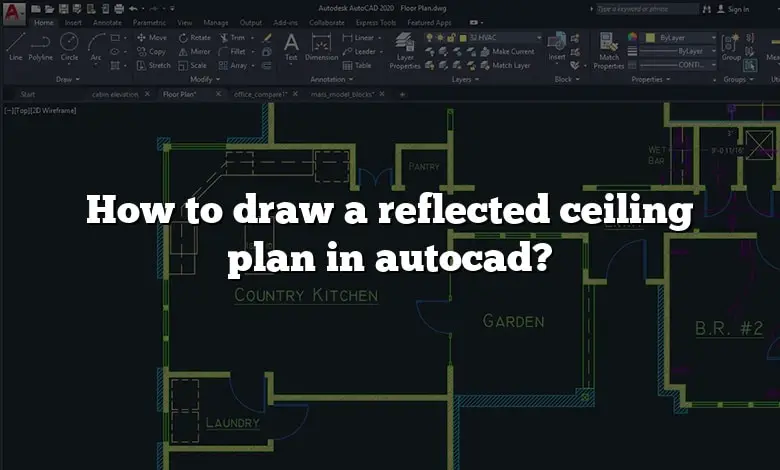 How to draw a reflected ceiling plan in autocad? - CADdikt