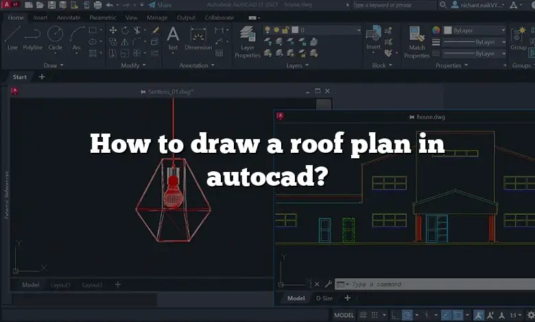 How to draw a roof plan in autocad? - CADdikt