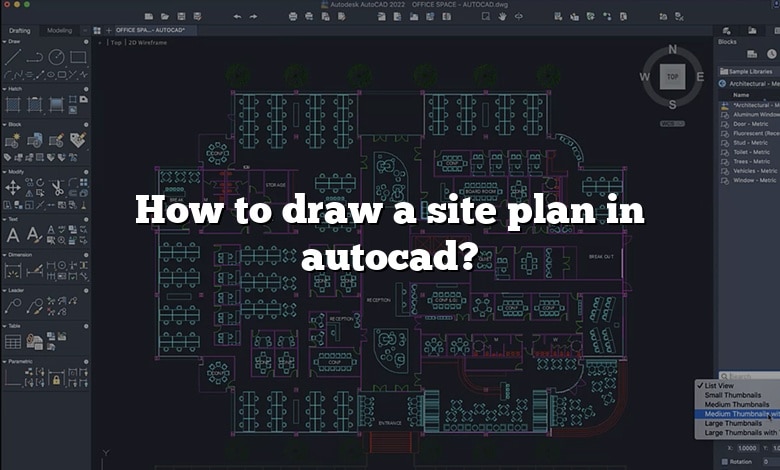 How to draw a site plan in autocad? - CADdikt