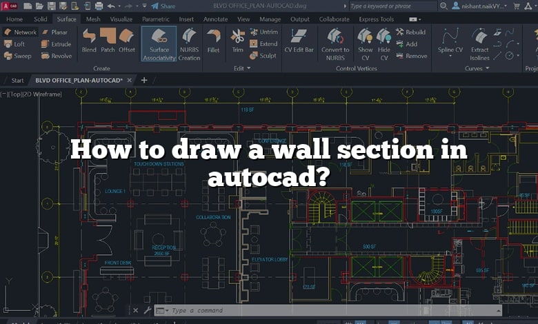 How to draw a wall section in autocad? - CADdikt