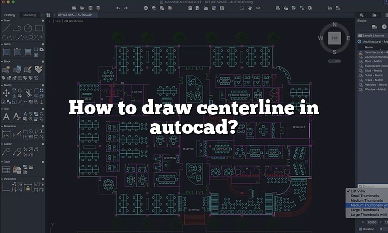 How to draw centerline in autocad? - CADdikt How to draw centerline in autocad? - CADdikt