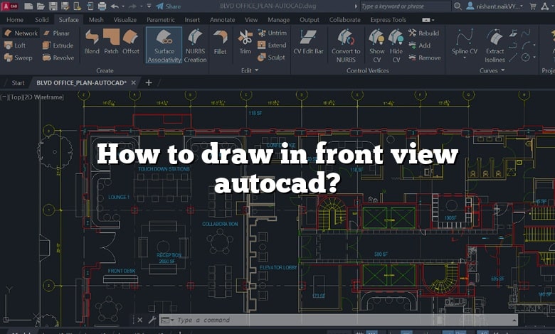 How to draw in front view autocad? - CADdikt