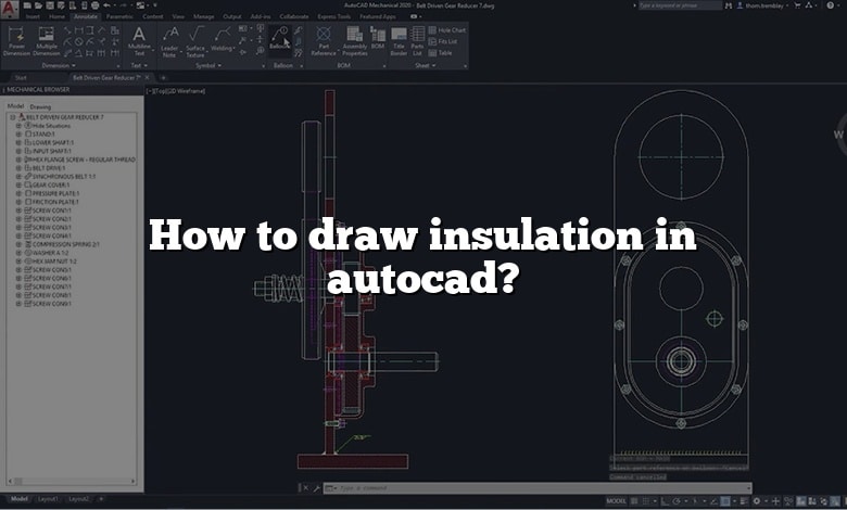 How To Draw Insulation In Autocad Caddikt