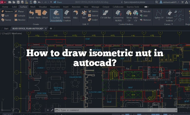 How To Draw Isometric Nut In Autocad Caddikt