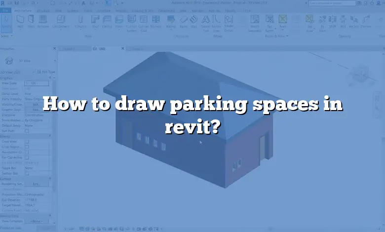 How to draw parking spaces in revit? - CADdikt