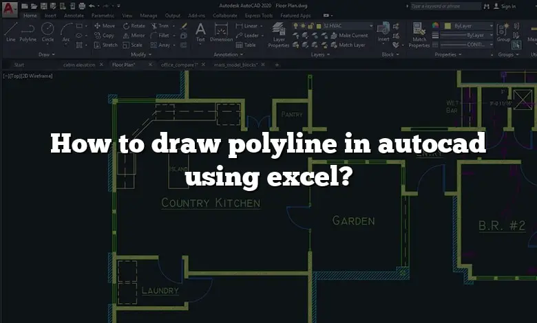 How To Draw Polyline In Autocad Using Excel Caddikt 