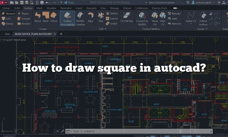 How To Draw Square In Autocad Caddikt
