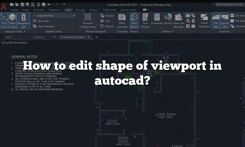 How to edit shape of viewport in autocad? - CADdikt