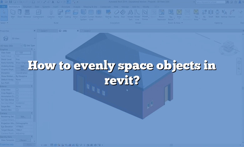 How to evenly space objects in revit? - CADdikt