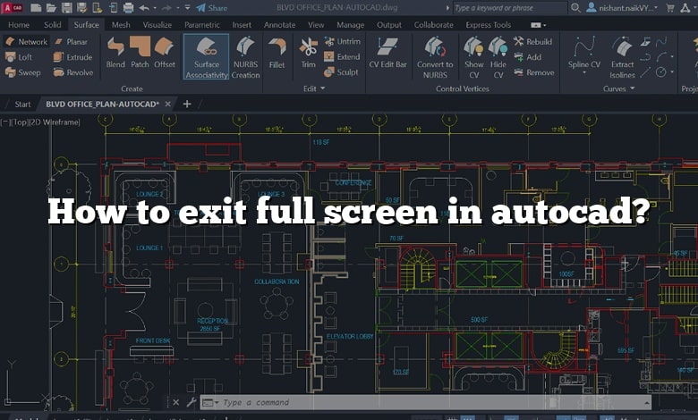 How to exit full screen in autocad? - CADdikt