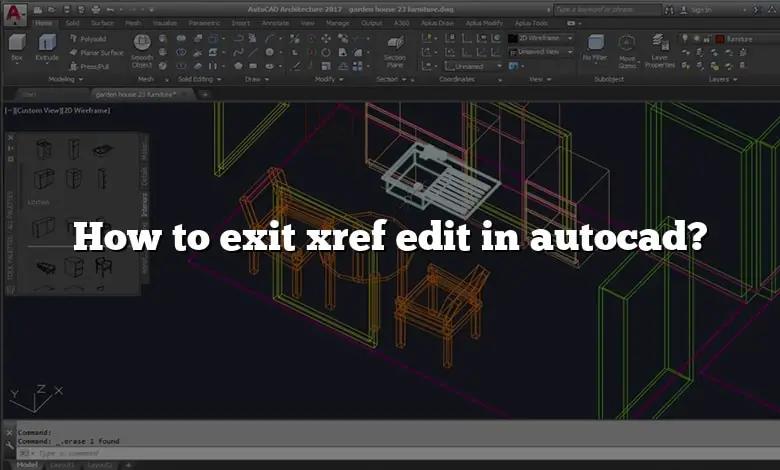 How to exit xref edit in autocad? - CADdikt