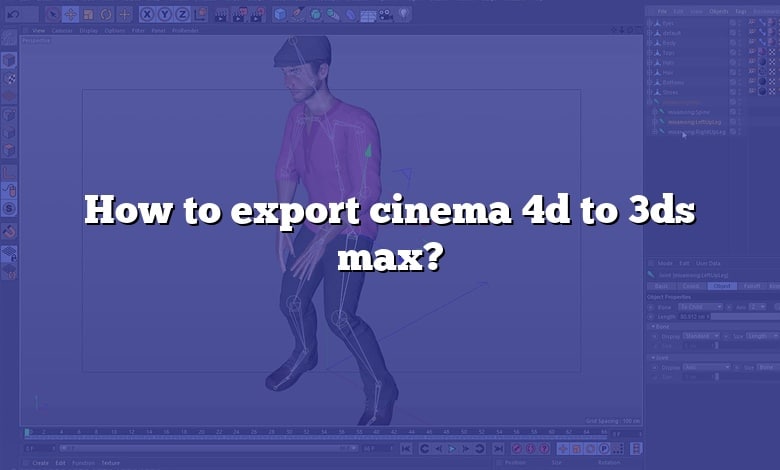 How to export cinema 4d to 3ds max? - CADdikt